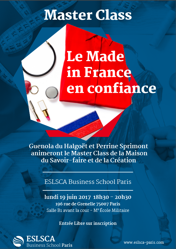 L'ESLSCA organise sa prochaine Master Class sur la thématique du luxe ...